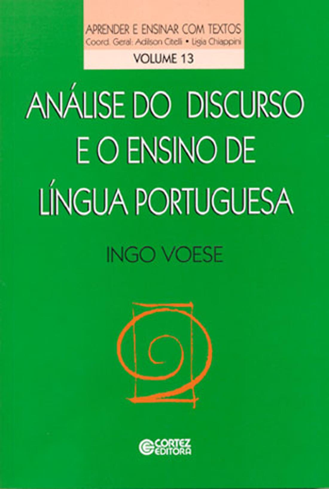 Produto Detalhes Análise Do Discurso De Língua Portuguesa Cortez